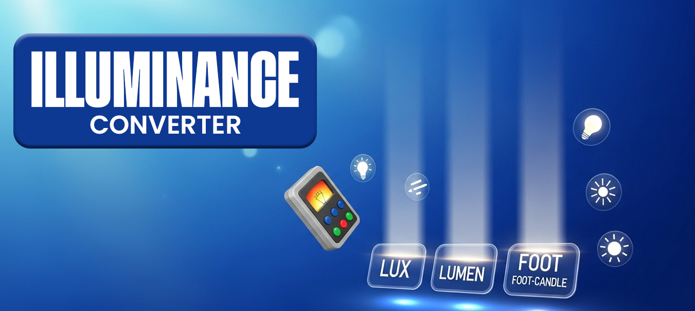 Illuminance Converter Online - NanoWebTools