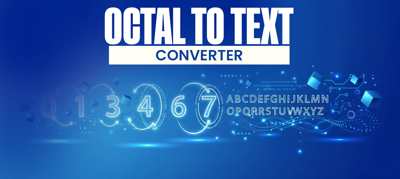 Octal to Text Converter Online - NanoWebTools - SumoWebTools